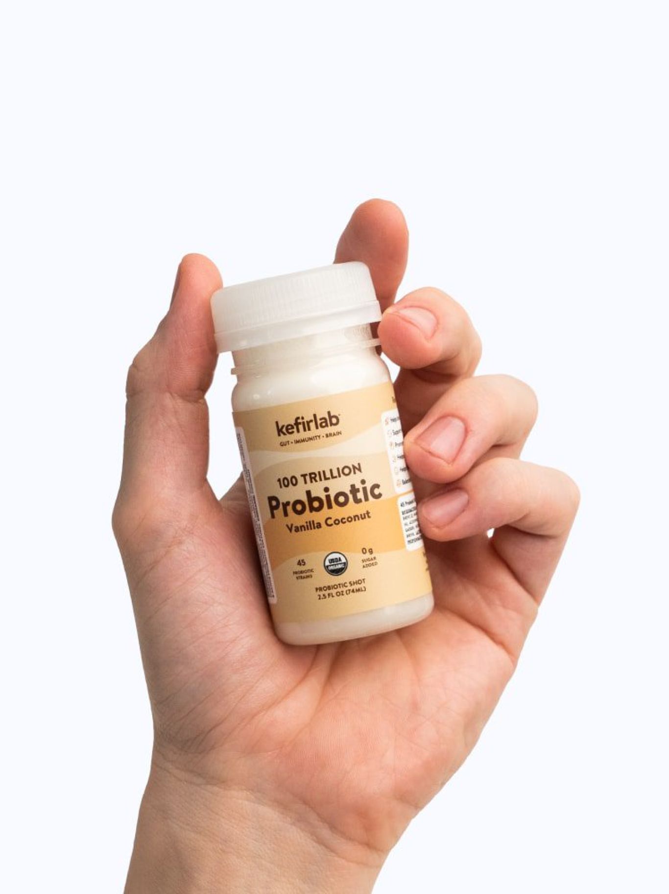 Vanilla Probiotic Shot (16pk) | Kefir Lab